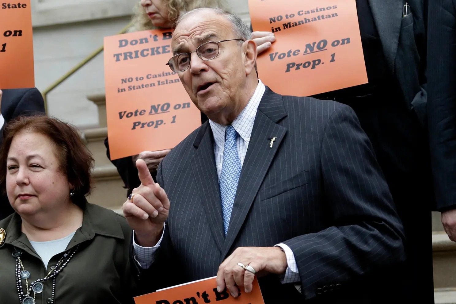 Former NY Conservative Party leader & 60 Plus Board Member Michael Long ...