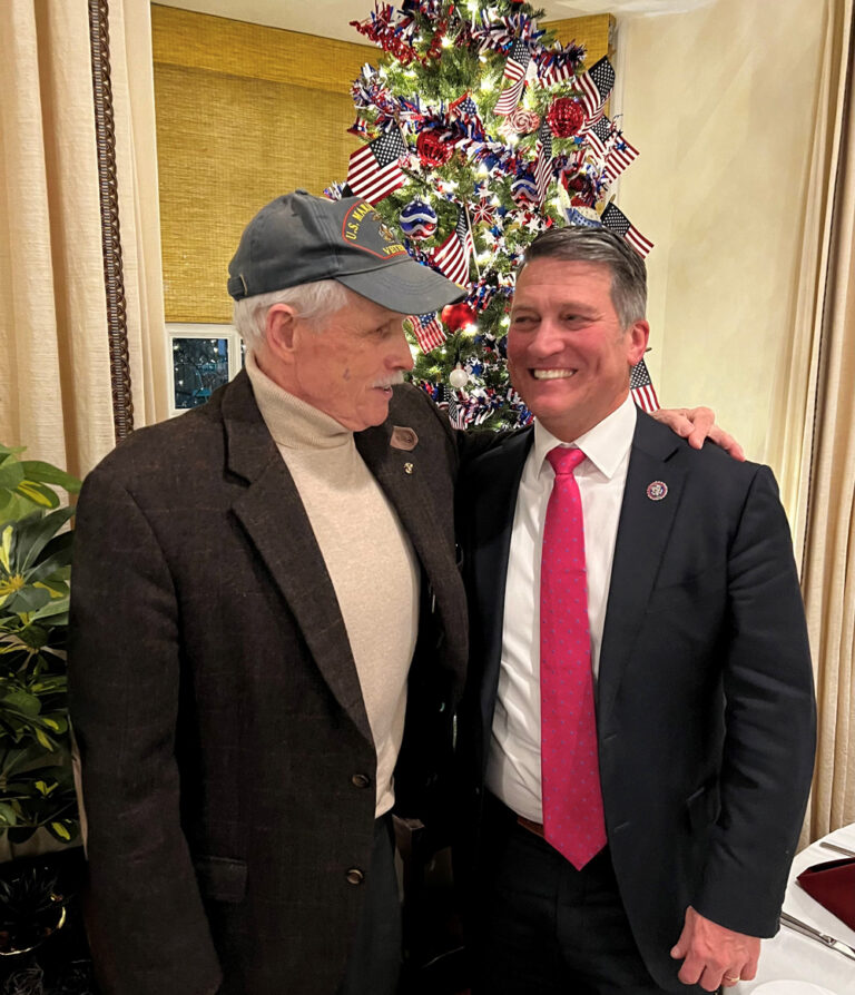 Texas Congressman Ronny Jackson with Jim Martin | 60 Plus Association